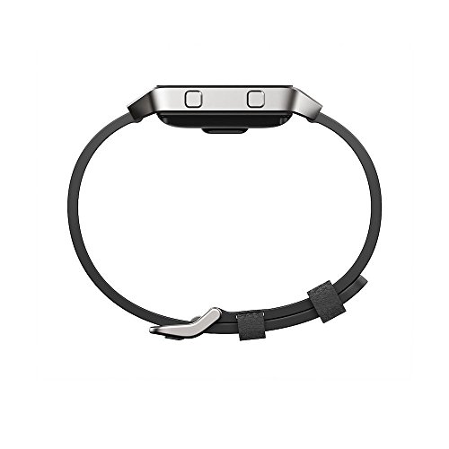 Fitbit Blaze Accessory Band, Leather, Black, Small