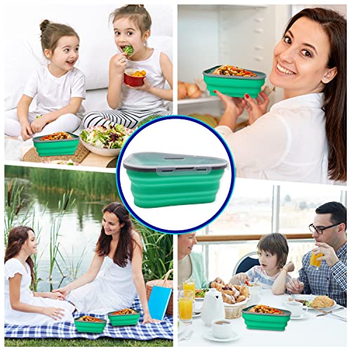 Reusable Pizza Storage Container Collapsible β Microwavable Trays β Pizza Saver β Leftover Pizza β School, Office