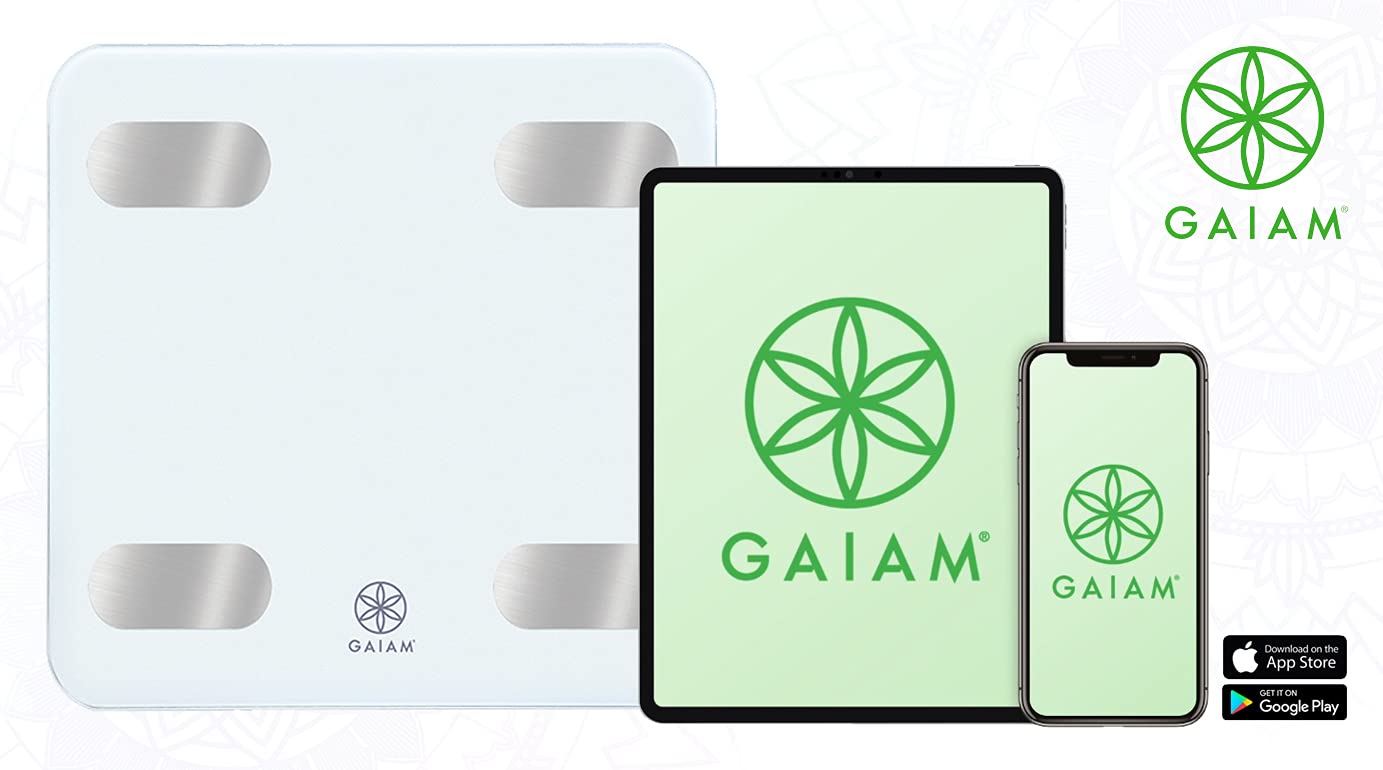 GAIAM Smart Weight Scale - White