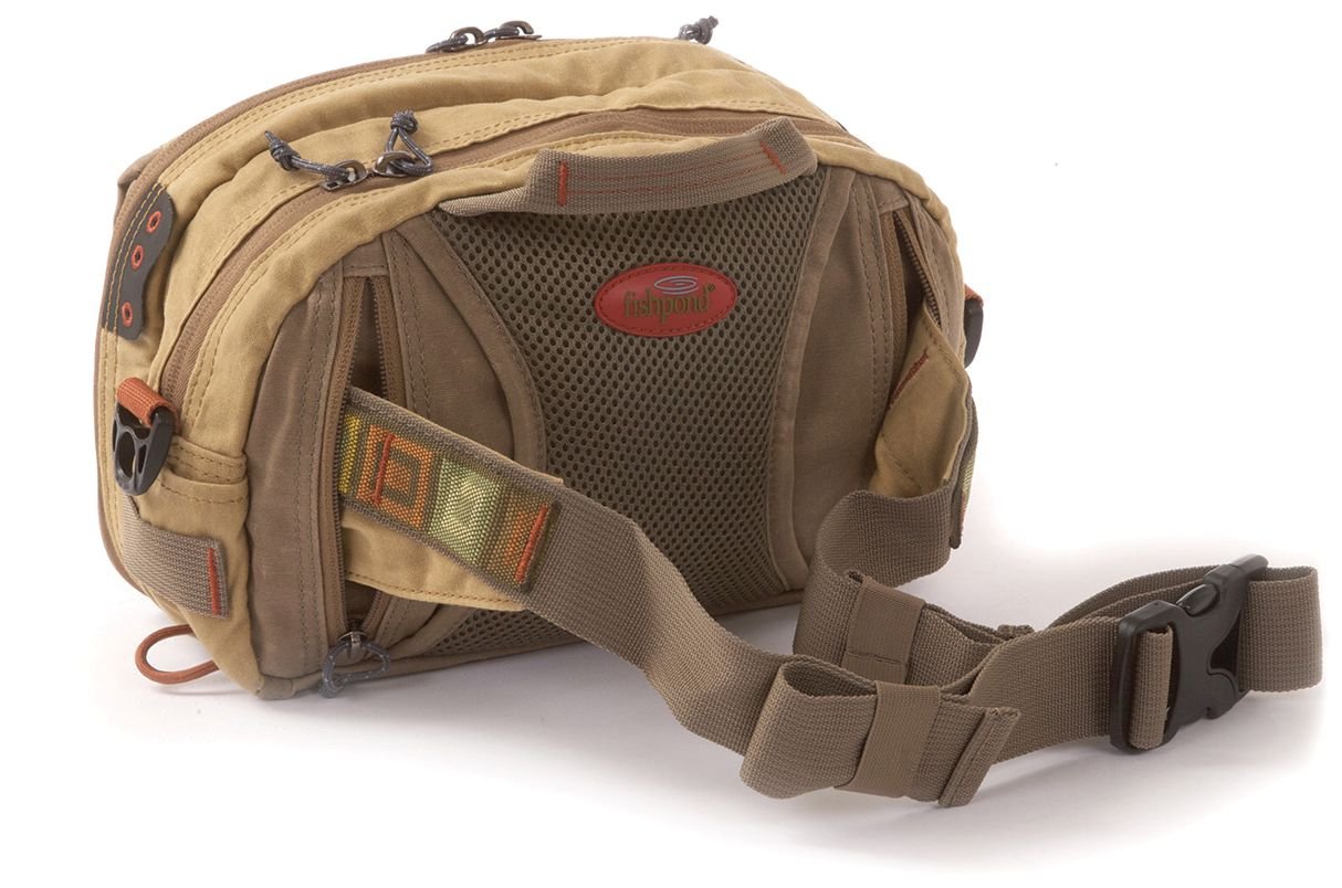 fishpond Blue River Chest/Lumbar Pack - Khaki/Sage Green
