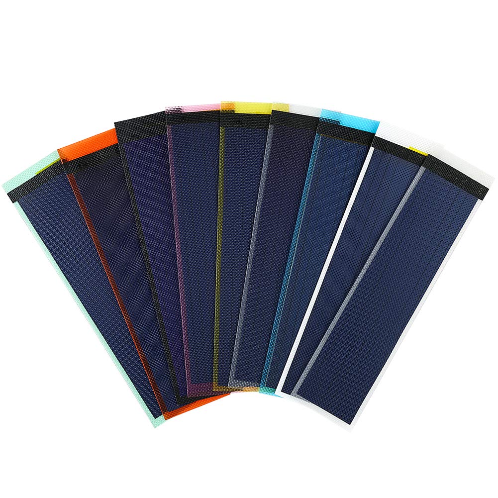Flexible Solar Panel Solar Cell Small Thin Film Solar Panel DIY Solar Power Panel Science Experiments 0.5W/1.5V/360MA (Transparent)