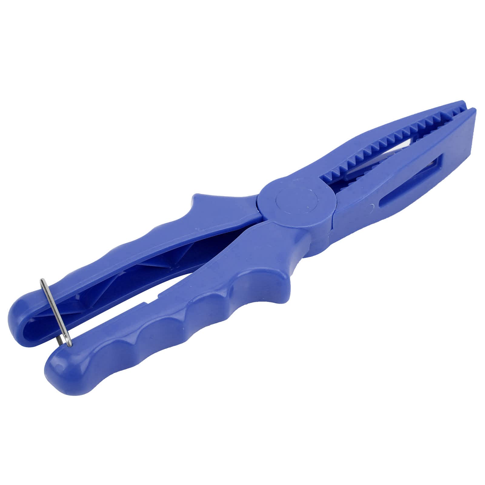 Fishing Pliers,Lightweight Durable ABS Fishing Clam Grip Tool Tackle Pliers Fishing Accessory(Blue)