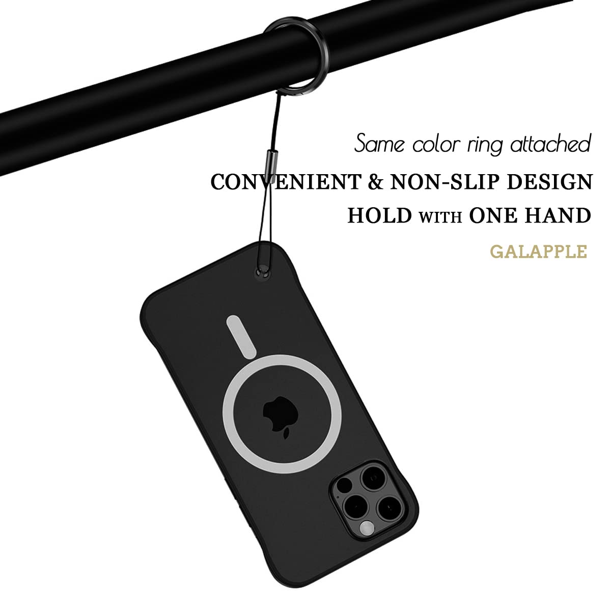 GALAPPLE Magnetic Clear Case for Samsung Galaxy Z Flip 5 - Full Cover Hinge Protector with Buttons Touchable, Compatible with Magsafe Chager,Ultra-Thin Hard Material Screen & Camera Protect