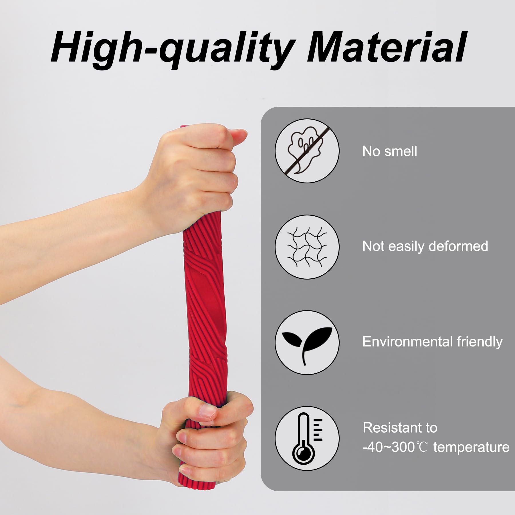 Flex Therapy Bar Strengthener, Tennis Elbow Physical Therapy Bar, Resistance Bar for Golfers Elbow, Tendonitis, Wrist, Forearms Pain Relief
