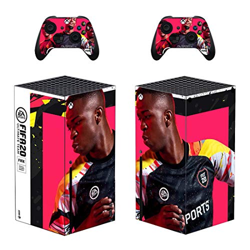 Football Game X-box-Series-X Skin Set Full Faceplates Skin Console & Controller Decal Stickers (only fit X-box-Series-X )