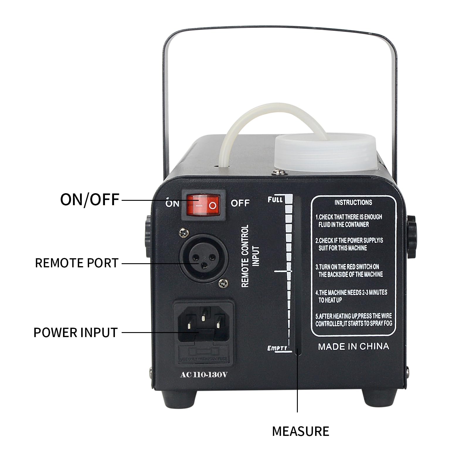 Fog Machine Smoke Machine With Lights (LED Blending Gradient) for An Indoor Parties,Weddings, Halloween,Disco & Stage
