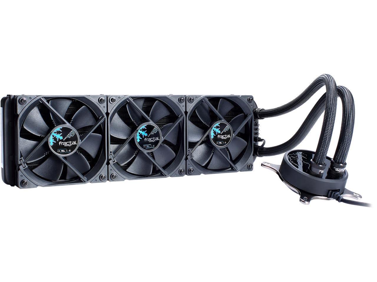 Fractal Design Celsius S36 Blackout 360mm Silent High Performance Slim Expandable All-in-One CPU Liquid/Water Cooler