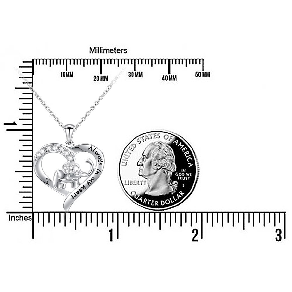 FLYOW S925 Sterling Silver Cute Cat Pendant Necklace, 18" (Single Cat)