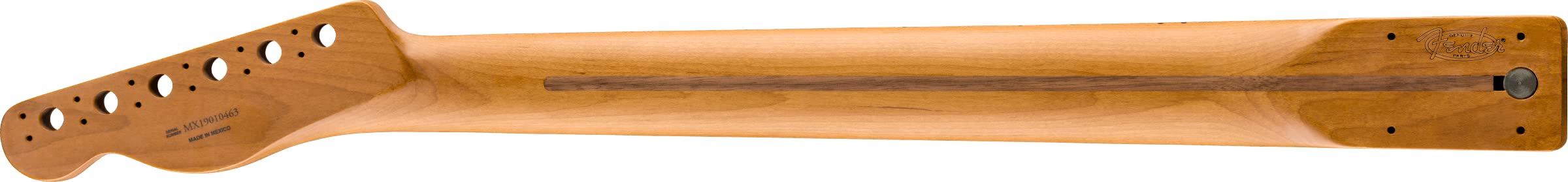 Fender Telecaster Neck, Roasted Maple, Flat Oval, 22 Jumbo Frets