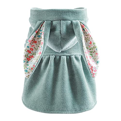 Pet Clothes for Medium Dogs Female Autumn Winter Season Cotton Dress Cotton Dress Pet Clothing Cute Pet Supplies