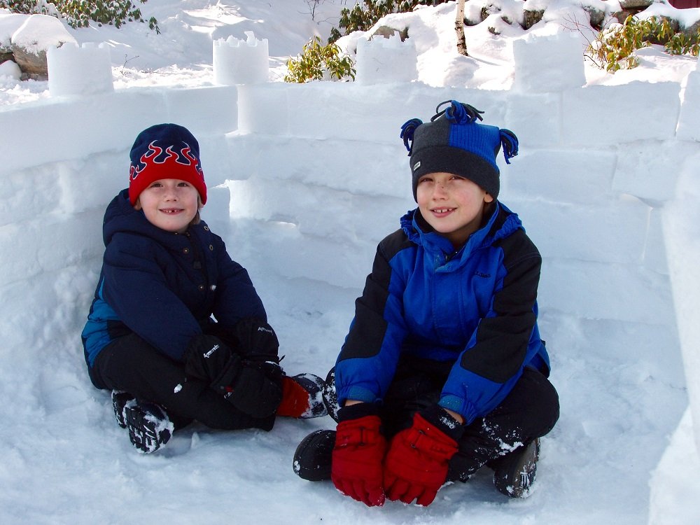 Flexible Flyer Snow Fort Building Block, Sand Castle Mold, Beach Toy Brick Form, 1 mold (605)