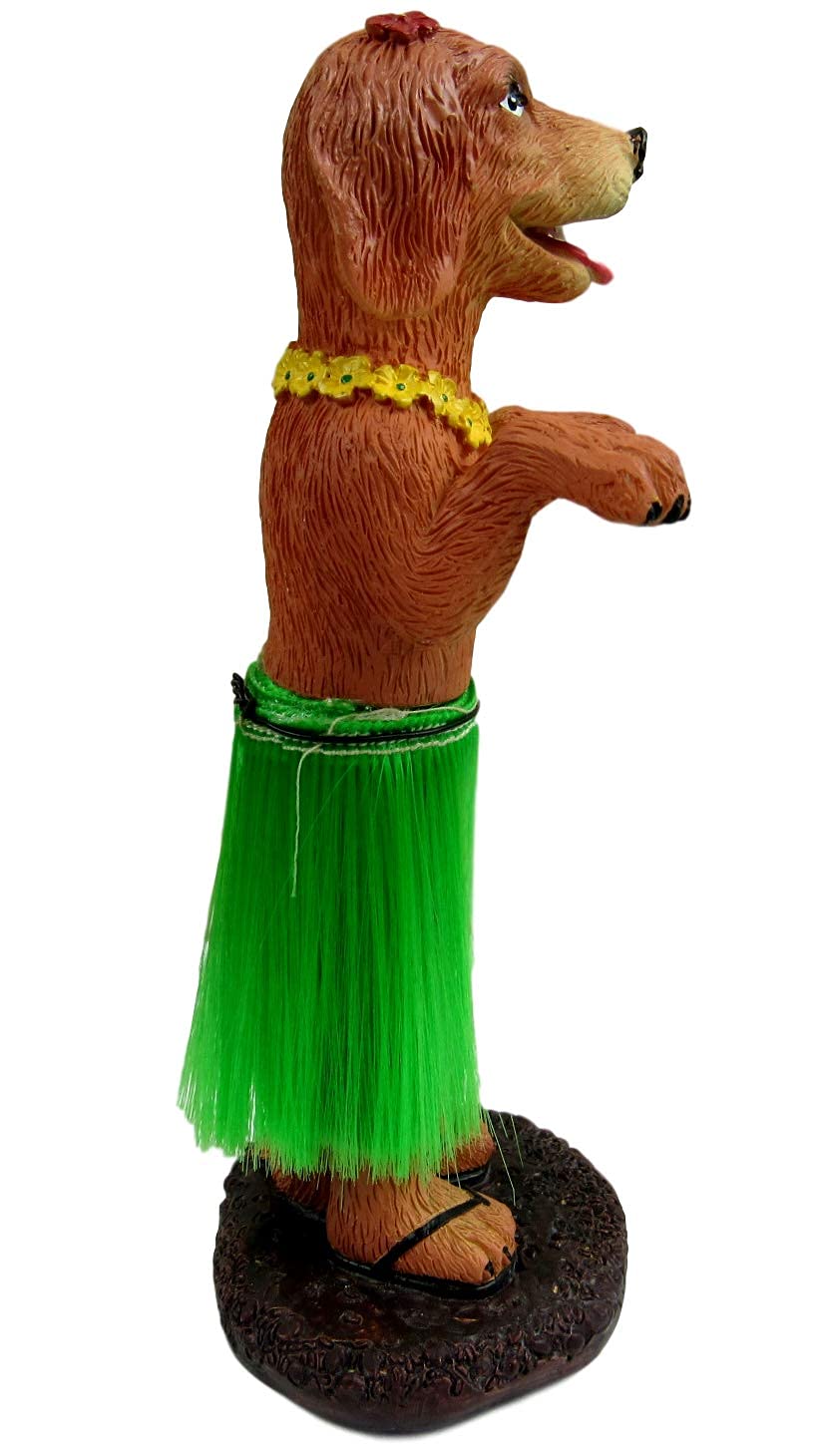 Franchise Figurine Company Hula Dog Dashboard Doll Car Accessories Bobblehead for Van Life and Beach Creations | German Shepherd | Golden Retriever | Labrador Retriever (Golden Retriever)