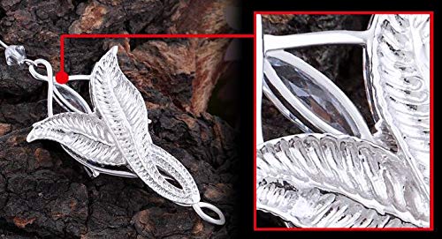 FARBLAZING Silver Plated Arwen's Evenstar Crystal Pendant Pendant Necklace with Jewelry Box Women,Girls (NE-Arwen new)