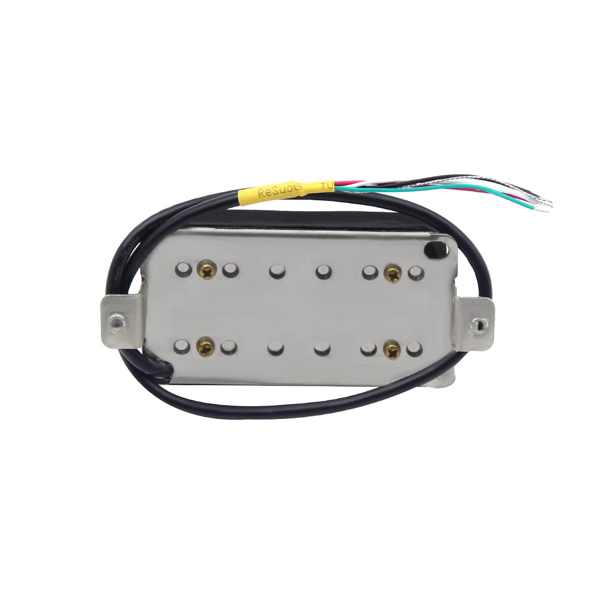 FLEOR Alnico 5 Humbucker Guitar Pickups High Output Bridge Pickup, Black