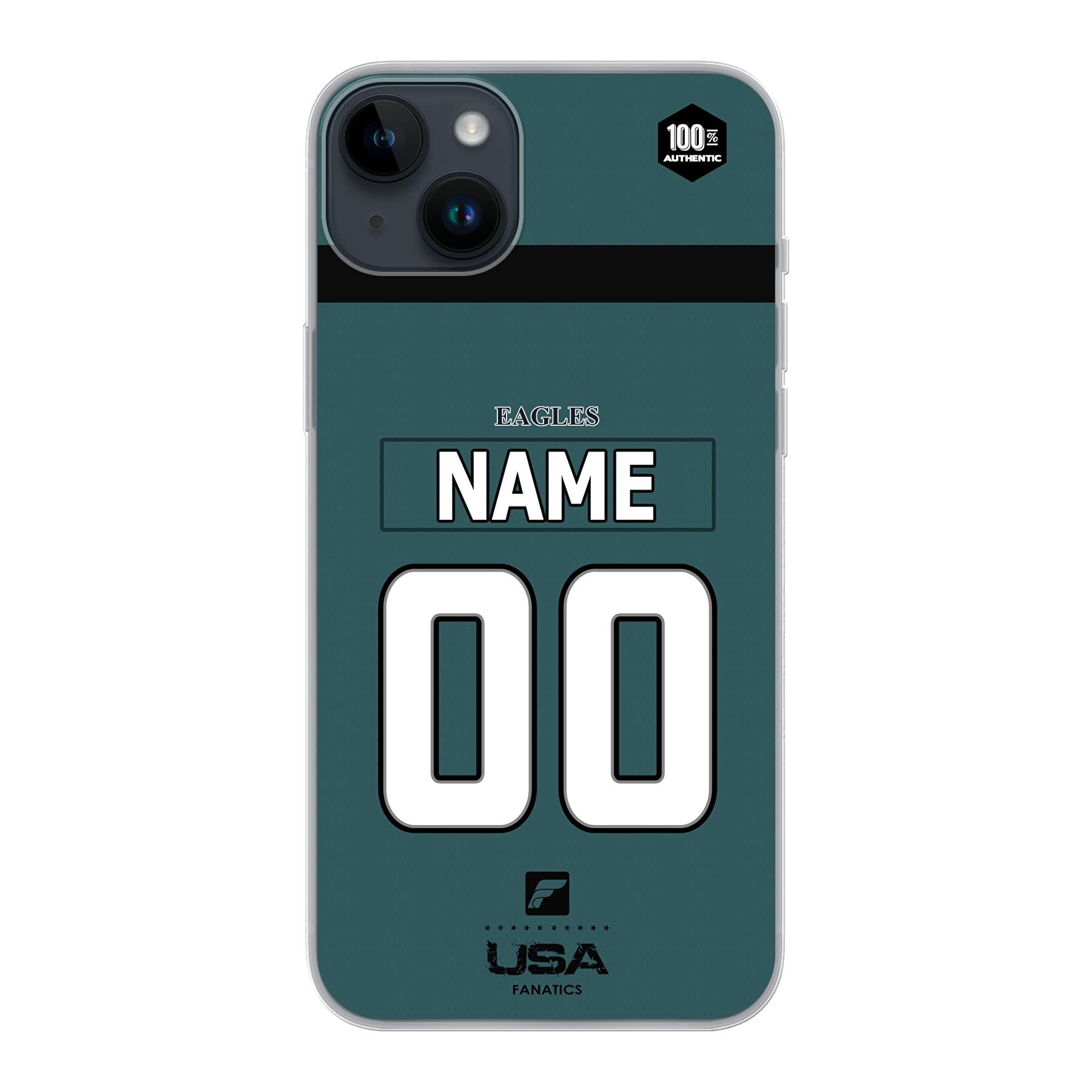 Football Phone Case Philadelphia USA Customize Your Name and Number Silicone Transparent - Compatible iPhone and Samsung (Samsung Galaxy A52)