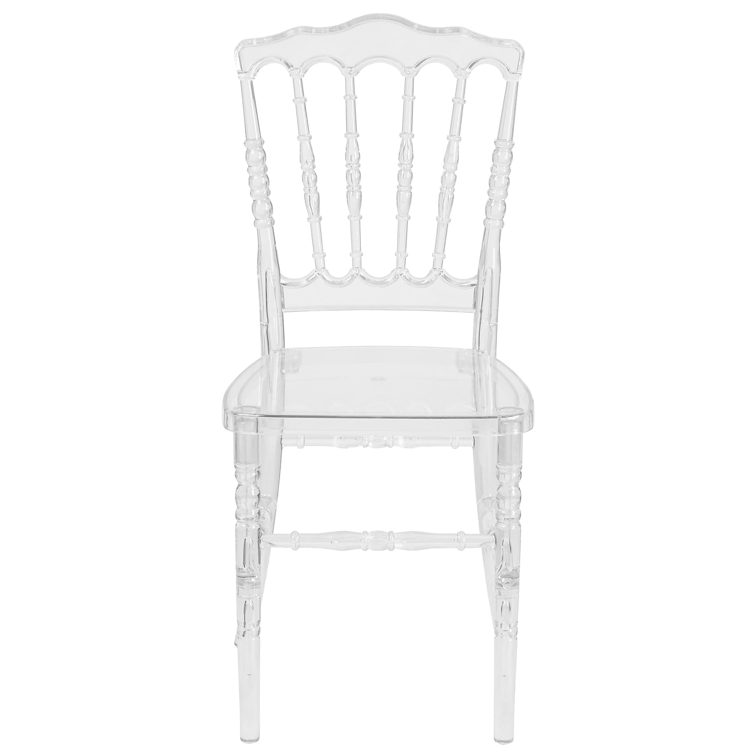 Flash Furniture Flash Elegance Crystal Ice Napoleon Stacking Chair