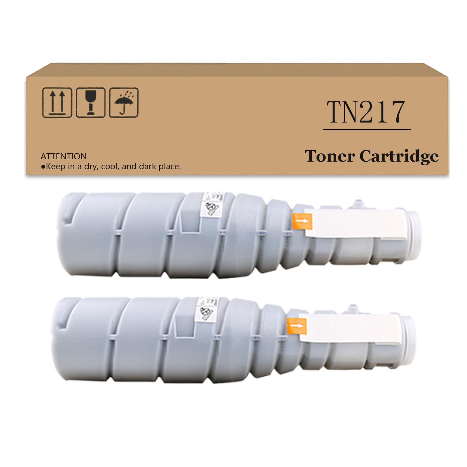 FLOAPA TN217 Toner Cartridge Use for Konica Minolta Bizhub 223 283 Printers 2 Pack