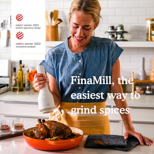 FinaMill Interchangeable Spice Pod - FinaPod PRO Plus Pepper Grinder for Everyday Use - Grinds More Than Just Salt & Pepper, Ideal for Cooking Spices and Oily Seeds like Sesame - 1 Pod