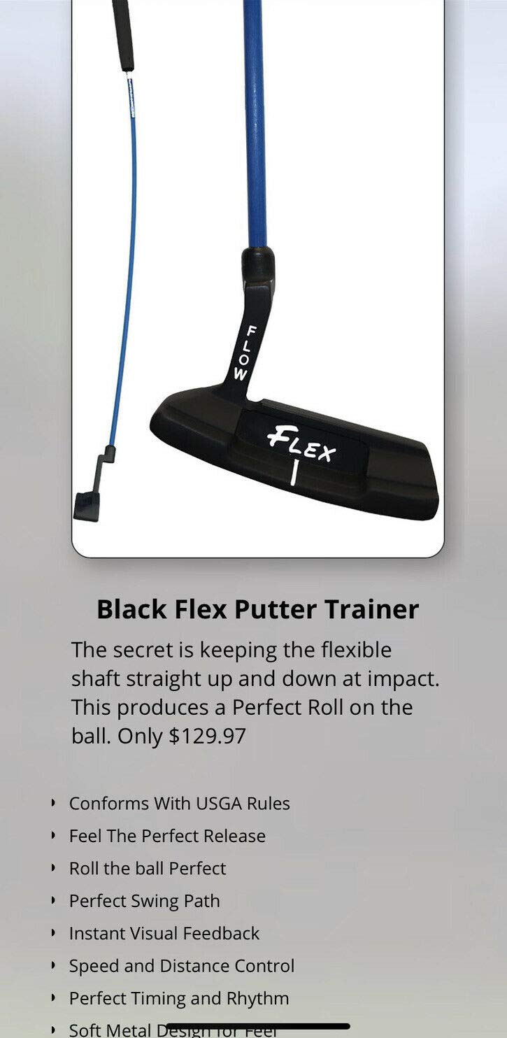 Flex Putter Blade - 35 Inches - Right Handed - Standard Grip Improve Putting - for All Golfers - Beginners to The Pros - USGA Approved