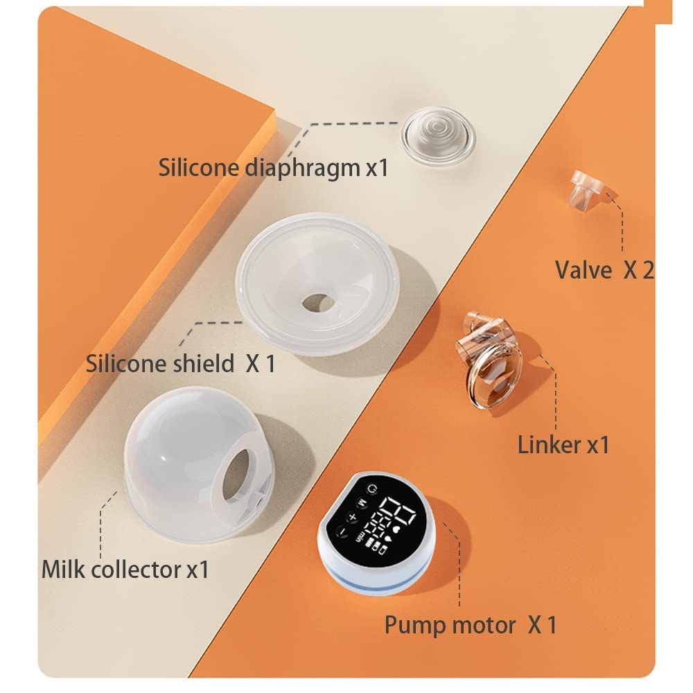 FrKen‘s care Electric Wearable Breast Pump - Low Noise & Hands-Free Breast Pump with 3 Mode & 9 Levels