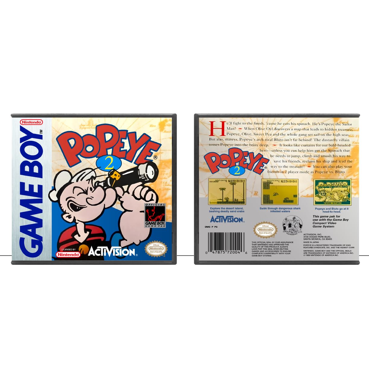 Popeye 2 | (GB) Game Boy - Game Case Only - No Game