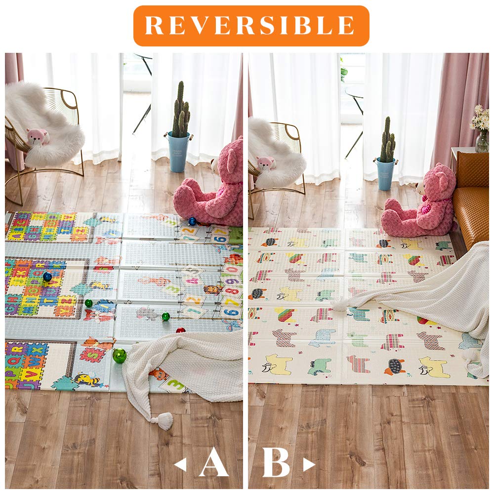 Foam Baby Mats for Playing Crawling Baby Care Mat Foldable Playmat for Toddlers