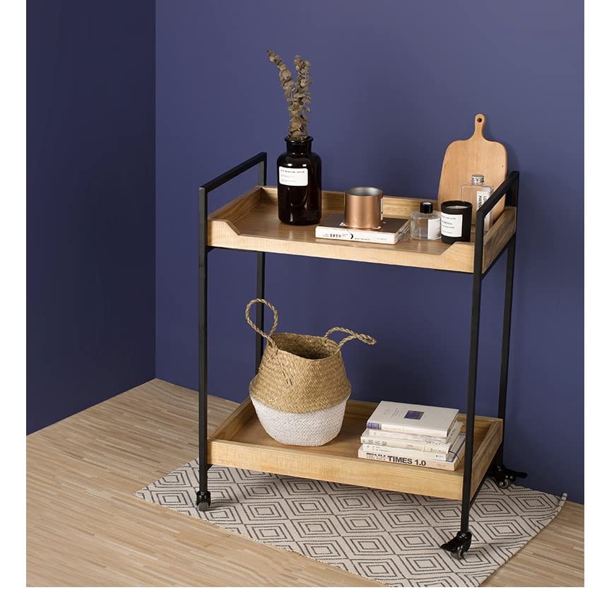 N/A Modern Serving Cart Commercial Tableware Collection Carts Hotel Restaurant Restaurant Food Delivery Driver (Color : A, Size : 65 * 40 * 81cm)
