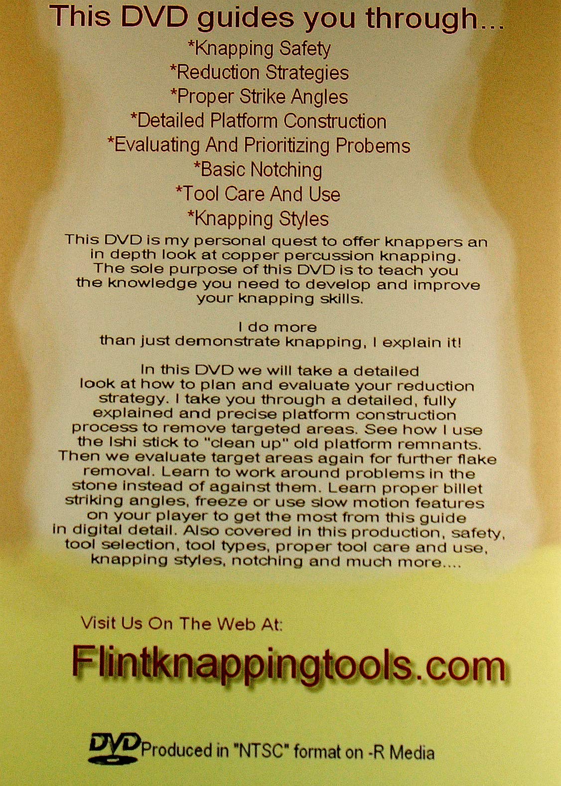 Flint Knapping Fundamentals DVD: Flint Knapping Tips and Instructions