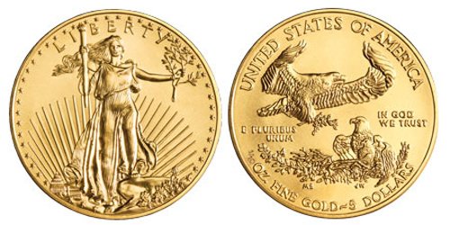 Flintski Jewelry 1/10th oz $5 Gold Eagle 14k Yellow Gold Coin Edge Coin Bezel Frame Mount Pendant