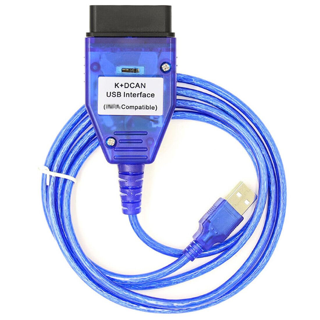 for K+DCAN OBD2 Cable Switch FTDI FT232RL Tools EDIABAS NCS Expert ISTA