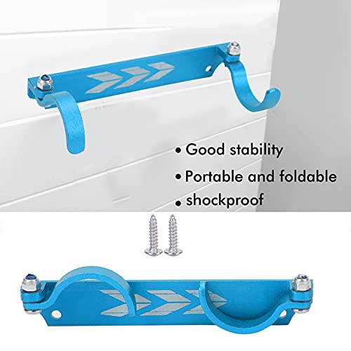 Fishing Tool Box Side Hook, Fishing Tool Box Hook Organizer Fittings Side Fishing Rod Fast Hanging Hooker Supplies(blue)