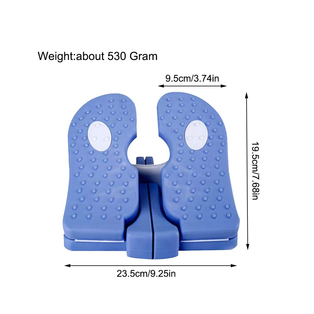 FSYEEL Mini Stepper Exercise Machine Mute Stepper Air Stepper Climber Fitness Machine Stair Stepper Indoor Training Exercise Step Slimming Machine, Random Color