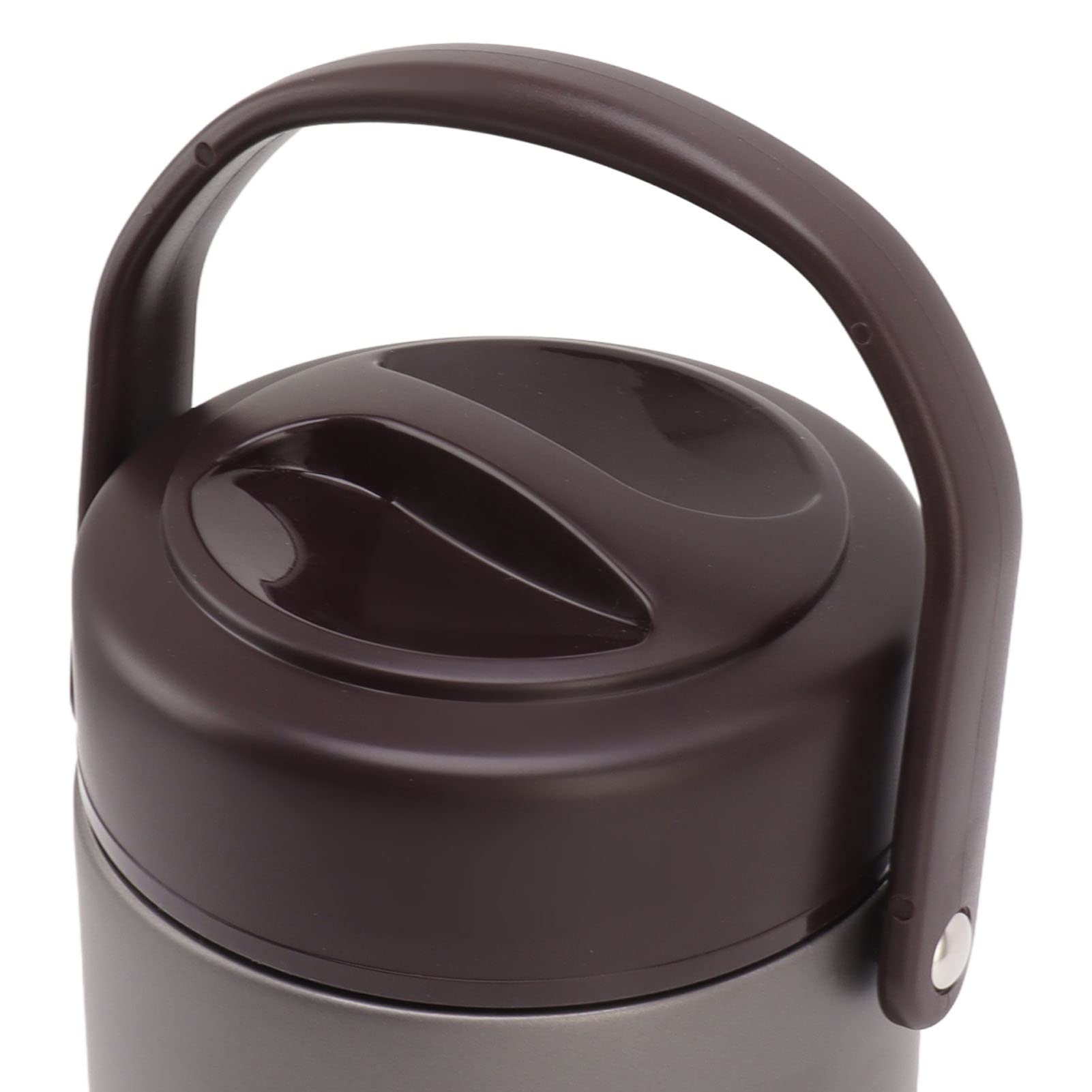 Insulation Vacuum Food Jar, 2L Multi Layer Dark Gray Large Capacity Insulated Food Container for Office