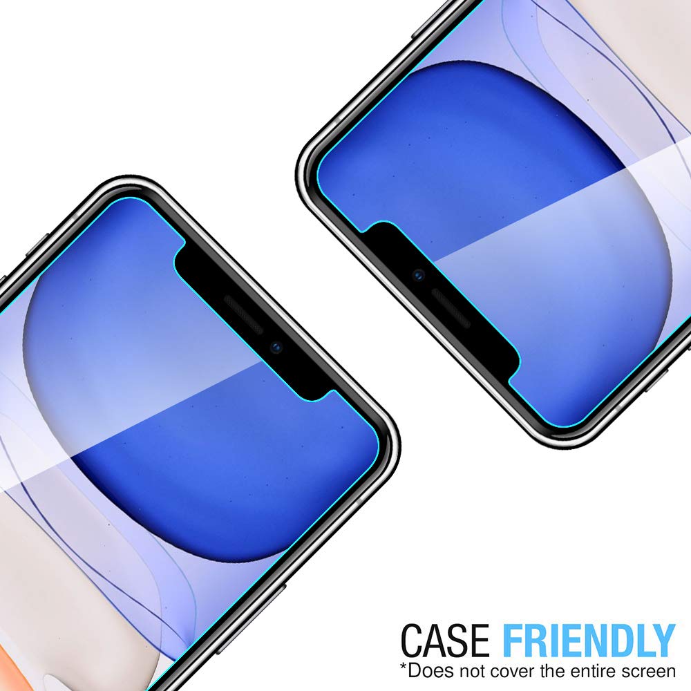 Fotbor for iPhone XR/iPhone 11 Screen Protector Privacy Tempered Glass Film, [2 Pack] iPhone 11 Privacy Screen Protector/iPhone XR Privacy Screen Protector Anti Spy Easy Install Case Friendly 6.1 Inch