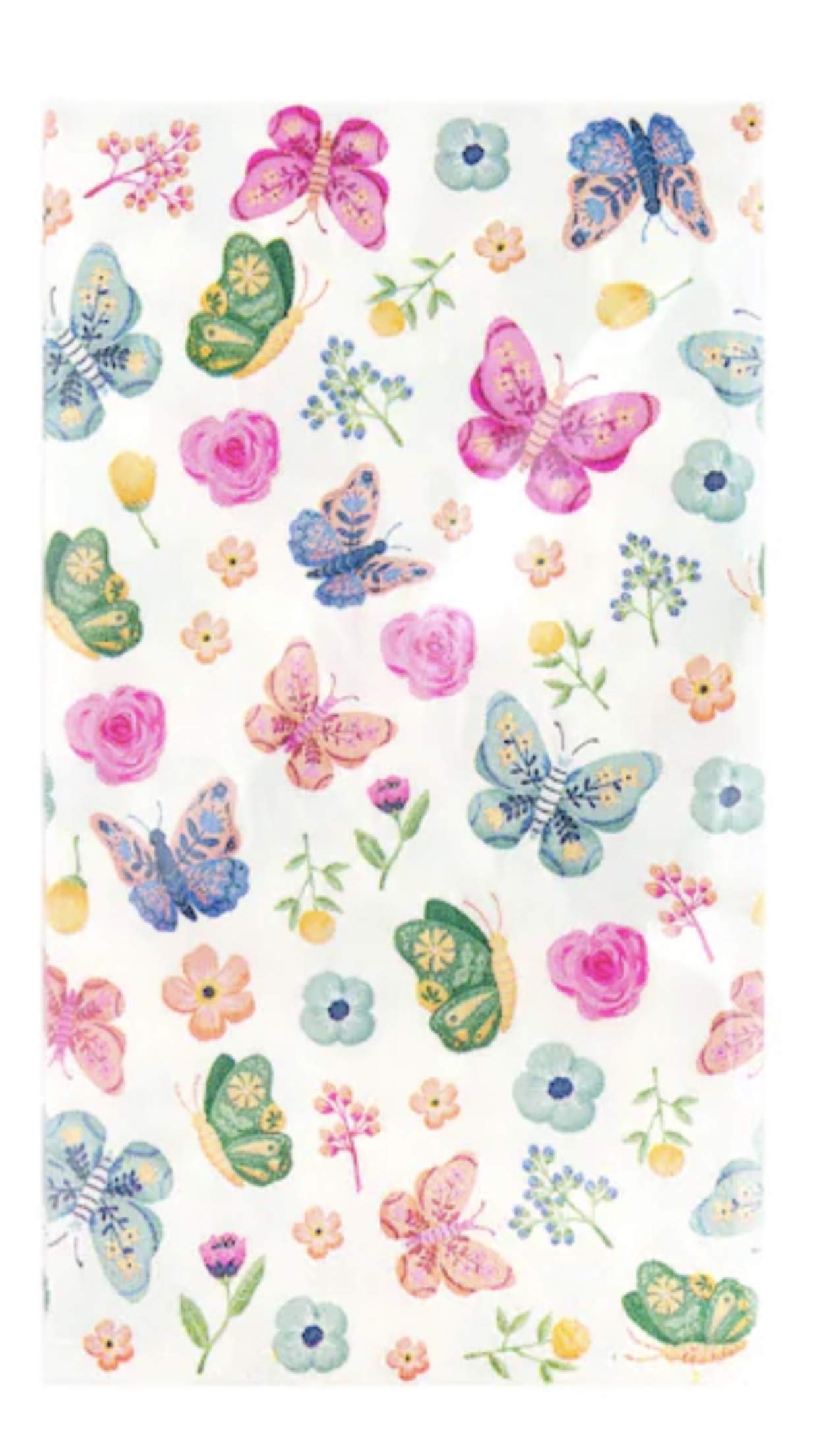Floral Butterfly Guest Napkins by Celebrate It, Spring, 24 ct