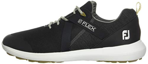 FootJoy Men's FJ Flex Previous Season Style Golf Shoes Black 7.5 XW US