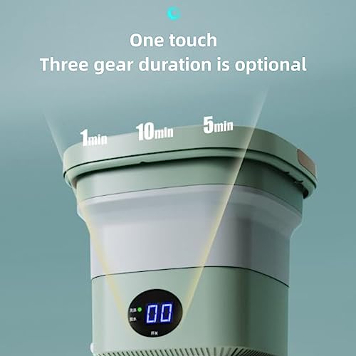 Folding Washing Machine,6L Portable Washing Machine,Mini Washing Machine with 3 Modes Deep Cleaning for Underwear, Baby Clothes, or Items, Foldable Machine Apartments, Camping, Travel (Blue)