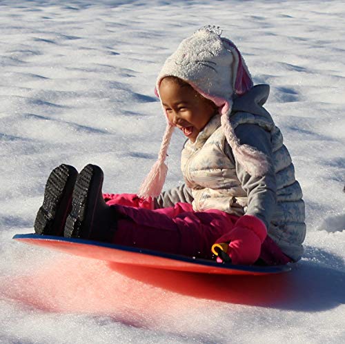 Flexible Flyer F26 Foam Snow Saucer Sled. Round SNO Disc Slider, 26"