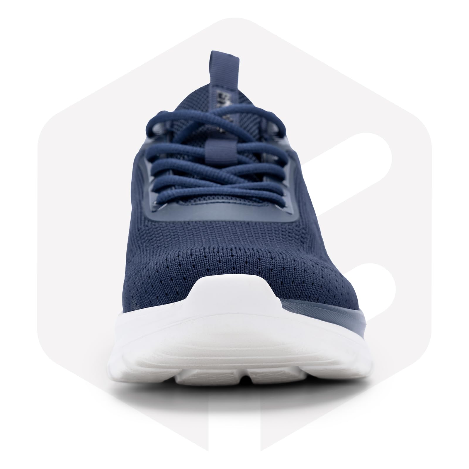 FitVille Wide Running Shoes for Men Max Cushioning Mens Wide Width Sneakers Lightweight and Arch Support (Blue, 11.5 wide)