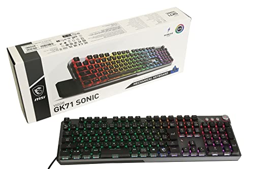 MSI Vigor GK71 Sonic Blue Gaming Keyboard KB733