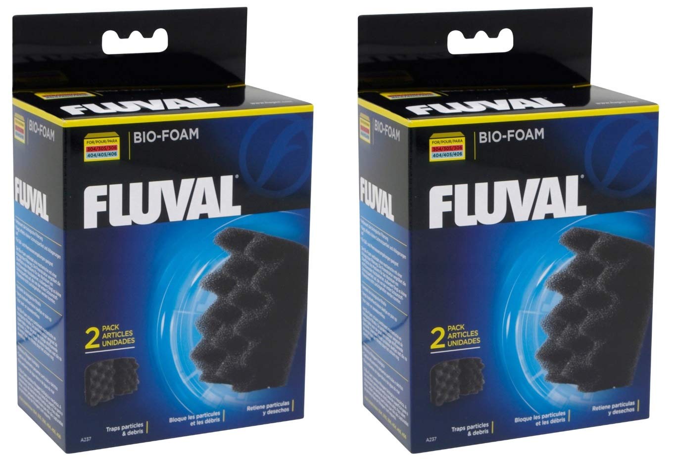 Fluval 4 Pack of Bio-Foam Media for 306/406 Aquarium Filters