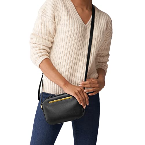 Fossil Women's Liza Eco Leather Camera Bag Crossbody Purse Handbag