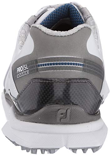 FootJoy Men's Pro|sl Carbon Boa Previous Season Style Golf Shoes, White, 8 X-Wide