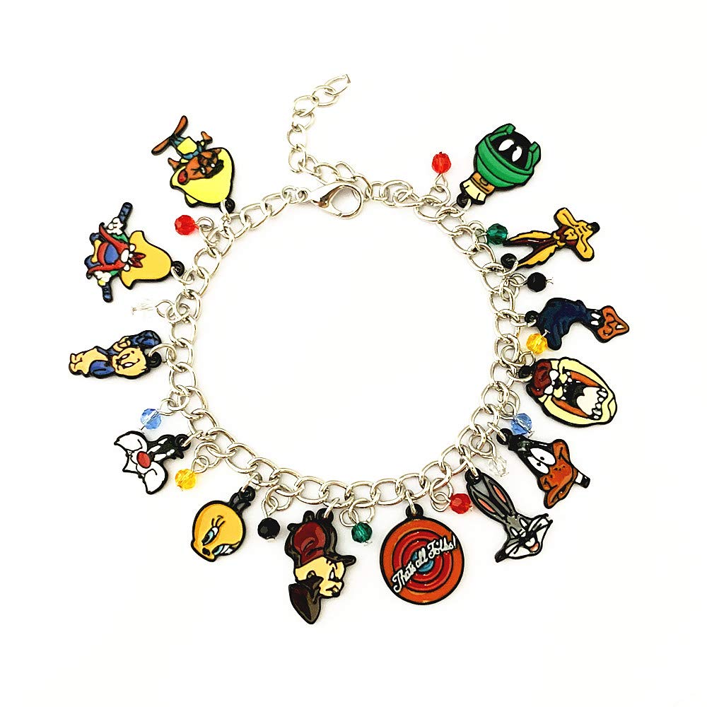 FJCPHAHA Animation Charm Bracelet Gifts for Adults Woman Men