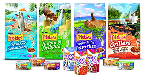 Friskies Wet Cat Food, Meaty Bites, 3-Flavor Variety Pack, 5.5-Ounce Can, Pack Of 12