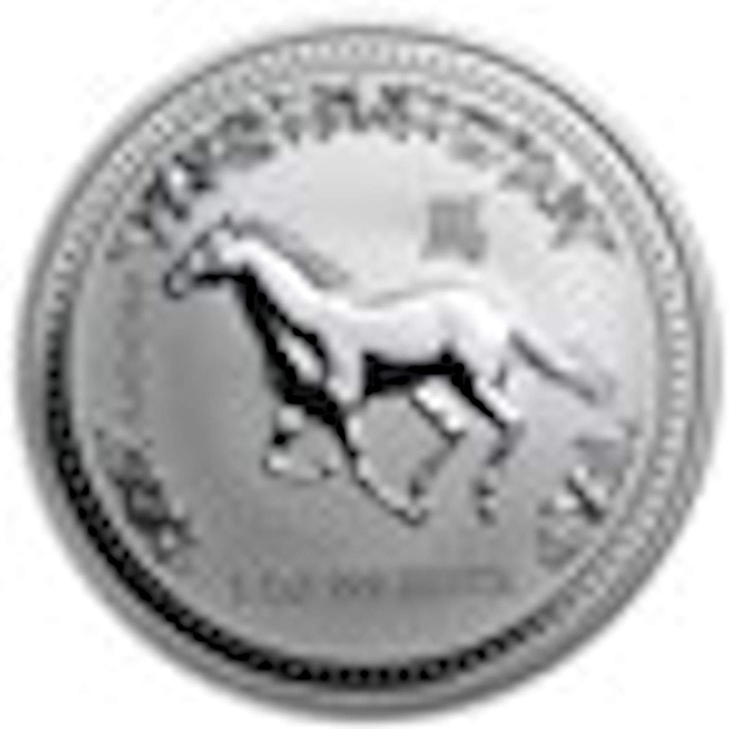 Flintski Jewelry Australian Lunar Series 1 1999-2007 Sterling Silver Coin Edge Bezel Mount Frame Pendant 32.10mm x 2.80mm