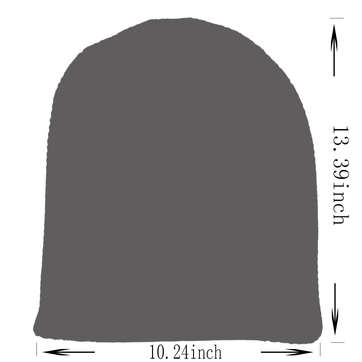 FORBUSITE Black Slouch Beanie for Men Women Summer Winter, Long and Oversized Skull Cap B010