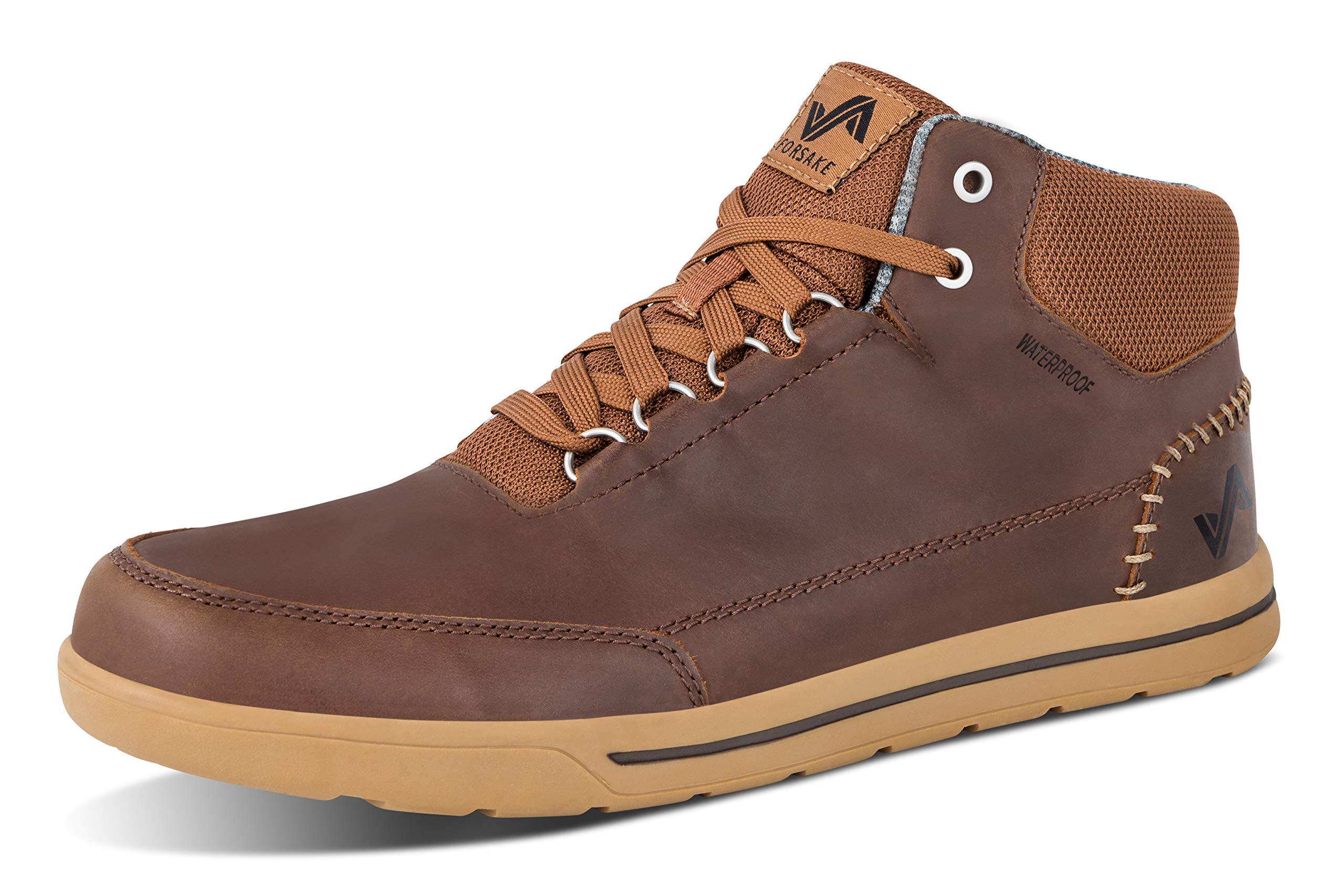 Forsake Phil Mid - Men's Waterproof Leather Mid-Top (12 D(M), Walnut)