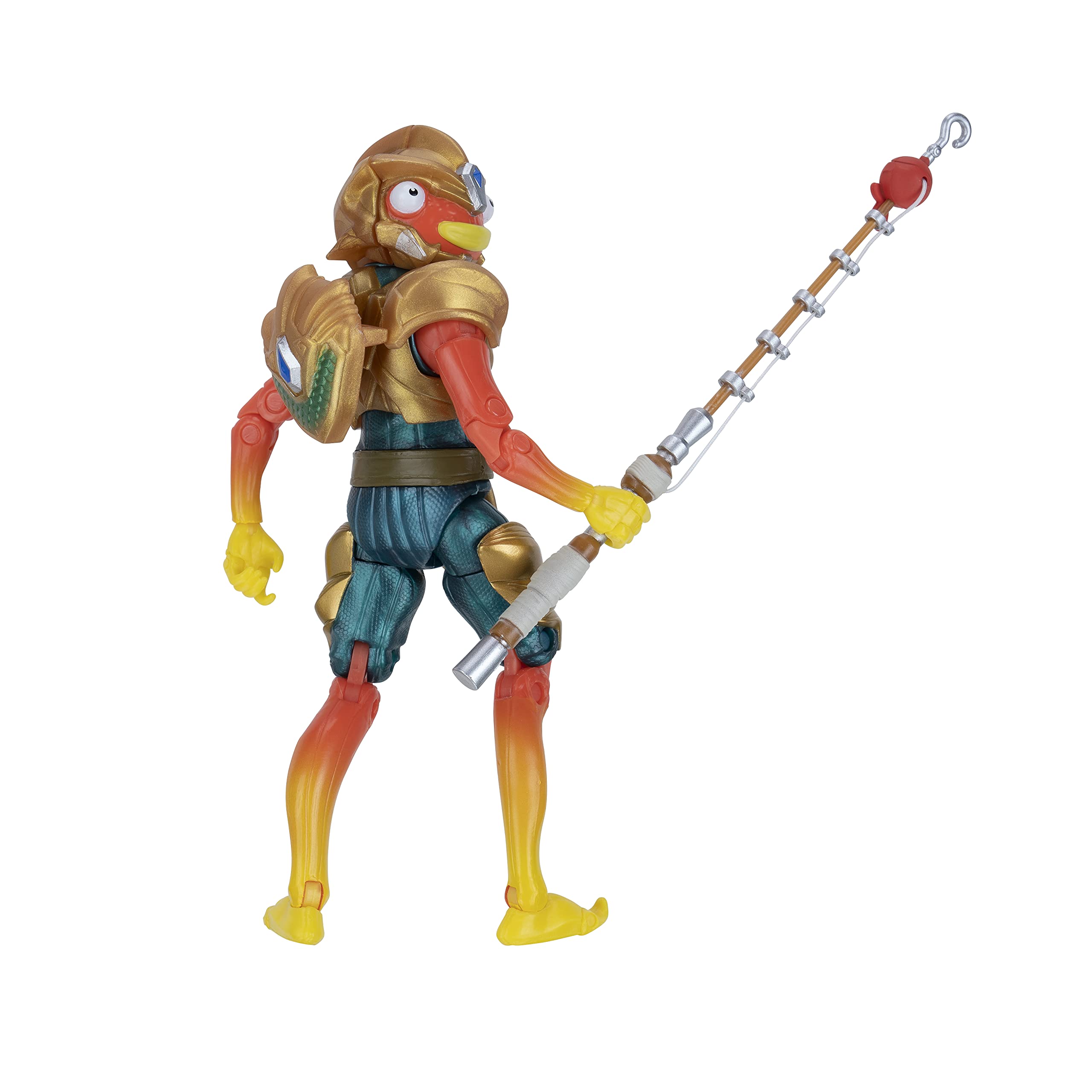 Fortnite Legendary Series Atlantean Fishstick, 6-inch Figure with Harvesting Tools, Weapon, Back Bling, Interchangeable Faces. Other Styles Include Blackheart, Scuba Jonesy, Scratch, and More