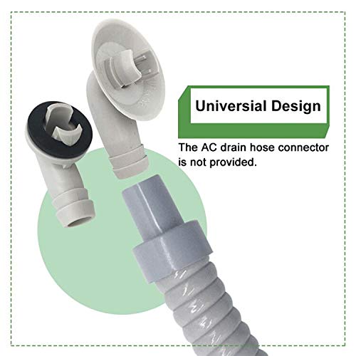 Forestchill Portable Air Conditioner Drain Hose, Insulation Water Drain Pipe, Universal Fit, 3.9ft, 120cm, Grey